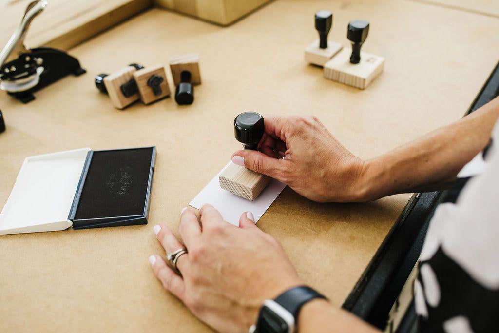 Product update: we've changed the way we produce rubber stamps ...