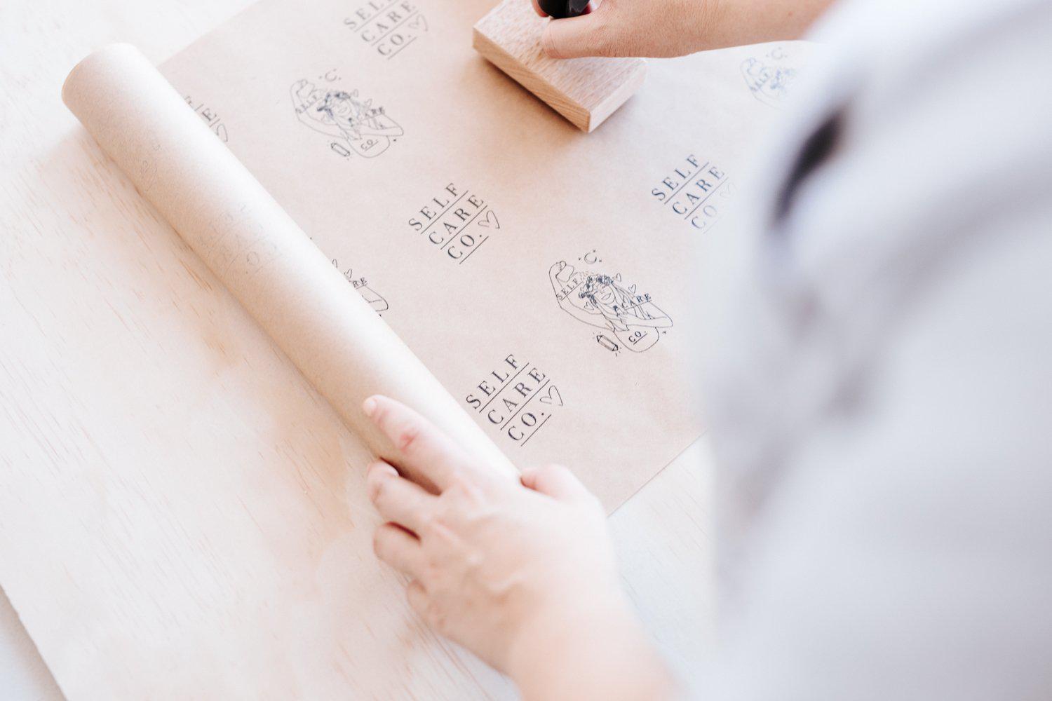 How to: use your traditional rubber stamp – Woodruff and Co